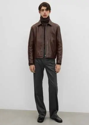 TOTEME Zip Leather Jacket