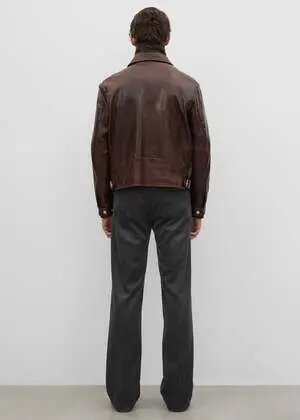 TOTEME Zip Leather Jacket