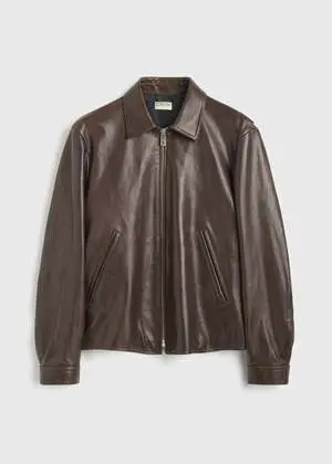 TOTEME Zip Leather Jacket