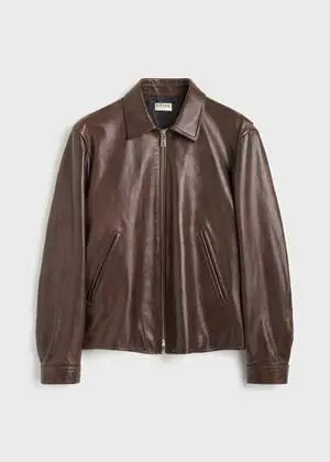 TOTEME Zip Leather Jacket