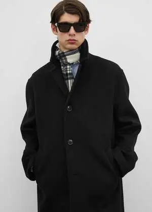 TOTEME Relaxed Doublé Coat - Black