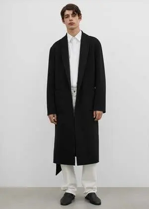 TOTEME Robe Doublé Coat - Black