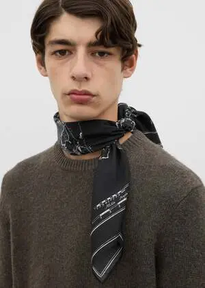 TOTEME Stockholm Bandana - Black