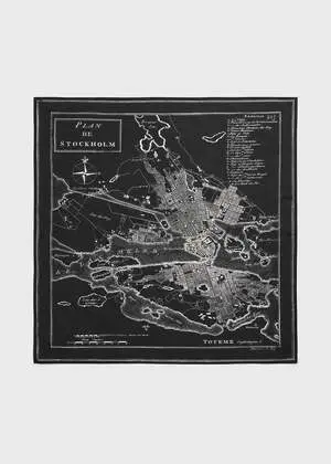 TOTEME Stockholm Bandana - Black