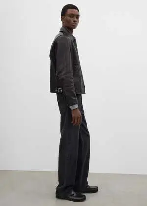 TOTEME Zip Leather Jacket