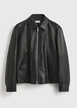 TOTEME Zip Leather Jacket