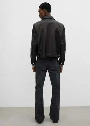 TOTEME Zip Leather Jacket - Black