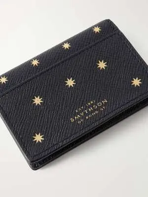 Smythson Panama Printed Leather Wallet