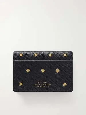 Smythson Panama Printed Leather Wallet
