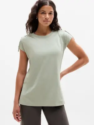 Athleta Favorite Cotton Cinched Tee - Vera