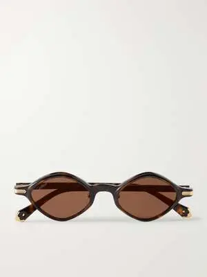 Cartier Signature Round-frame Acetate Sunglasses