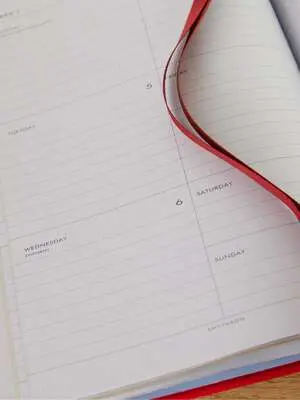 Smythson Mara 2027 Croc-embossed Leather Diary