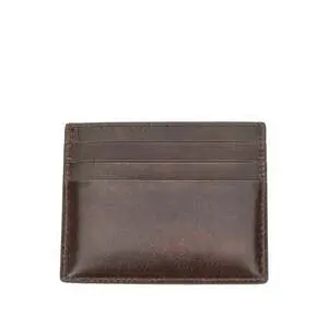 Prada Vintage Effect Leather Cardholder