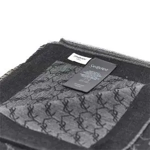 Saint Laurent Cassandre' Cashmere And Silk Scarf