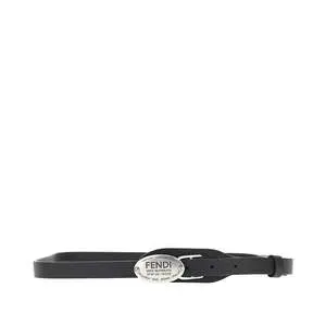 Fendi Selleria' Leather Belt - Black
