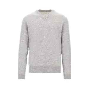 DANIELE FIESOLI Cashere V-neck Sweater An - Grey