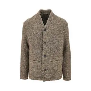 Emporio Armani Bouclé Wool-blend Jacket