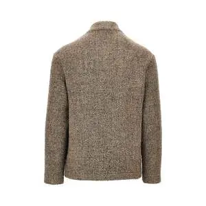 Emporio Armani Bouclé Wool-blend Jacket
