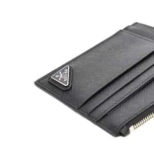 Prada Saffiano Leather Cardholder Pouch
