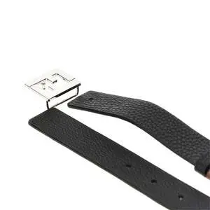 Fendi Ff' Leather Reversible Belt