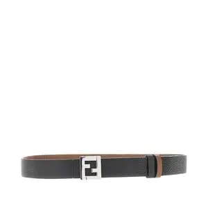 Fendi Ff' Leather Reversible Belt - Multicolor