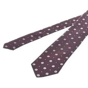 Saint Laurent Sik Jacquard Necktie