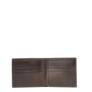Prada Vintage Effect Leather Bi-fold Wallet