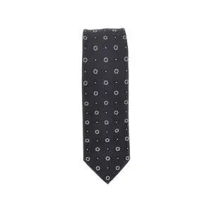 Saint Laurent Sik Jacquard Necktie - Blue