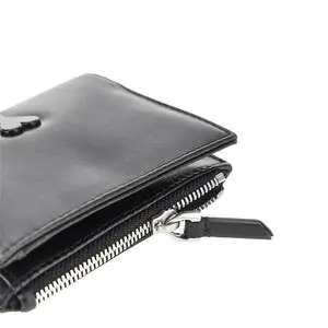 AMI Paris Leather Bi-fold Voulez-vous Wallet