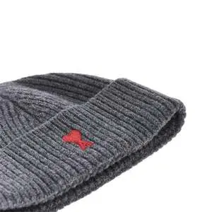 AMI Paris De Coeur' Wool Beanie Hat