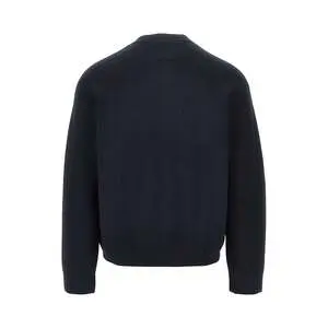 Emporio Armani Wool And Cotton Crewneck Cardigan