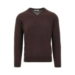 THE PULL Extrafine Merino Wool Sweater - Brown