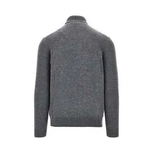 BALLANTYNE Diamond-shaped Cashmere Turtleneck Sweater