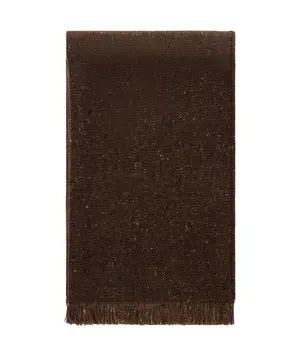 Ralph Lauren Fringed Wool-blend Scarf - Brown