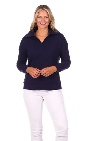 DUFFIELD LANE Brynn Sweatshirt - Navy