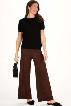 DUFFIELD LANE Suede Sasha Pant