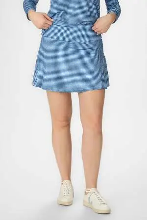 DUFFIELD LANE Sherri Skort - Navy Gingham