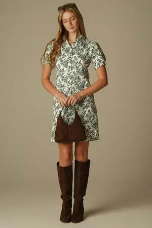 DUFFIELD LANE Palmer Polo Dress - Briar Mist