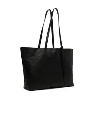 ANN DEMEULEMEESTER Distressed Leather Tote Bag