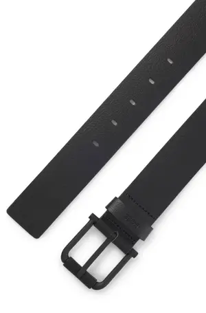 Hugo Boss Logo-embossed Leather Belt