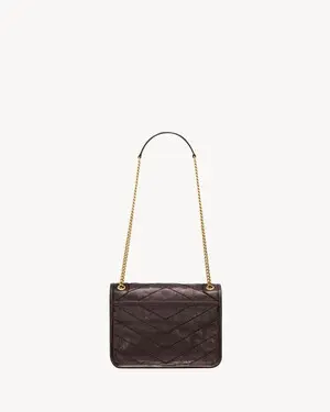 Saint Laurent Niki Baby In Vintage Leather - Arab