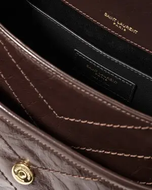 Saint Laurent Niki Baby In Vintage Leather - Arab
