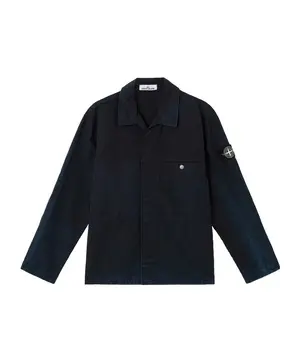 Stone Island Comfort Fit Overshirt - Black