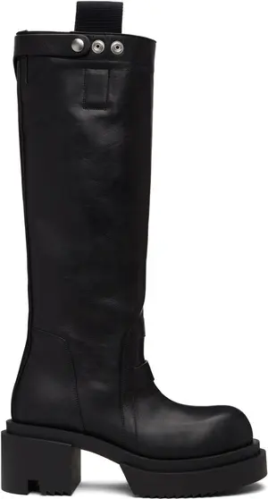 Rick Owens Concordians Pull On Mega Tractor Boots