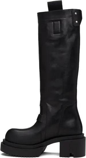Rick Owens Concordians Pull On Mega Tractor Boots