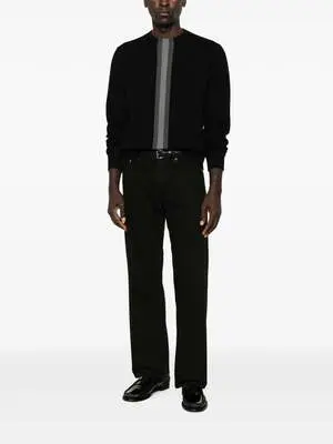 Gucci Stripe-detail Crew-neck Sweater