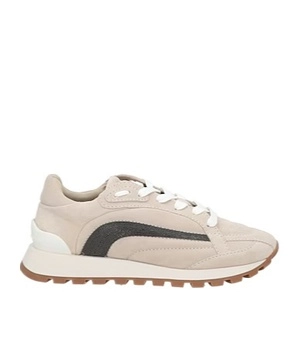 Brunello Cucinelli Minimalist Lowtop Sneakers - Grey