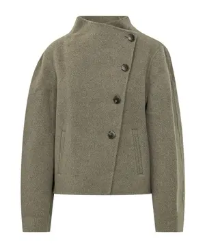 Ba&sh Kemelia Asymmetrical Button Coat - No
