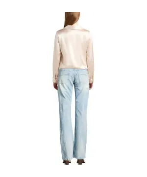 Balenciaga Light-wash Straight-leg Jeans
