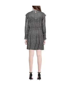 Rag & Bone Color-blocked Long-sleeve Dress